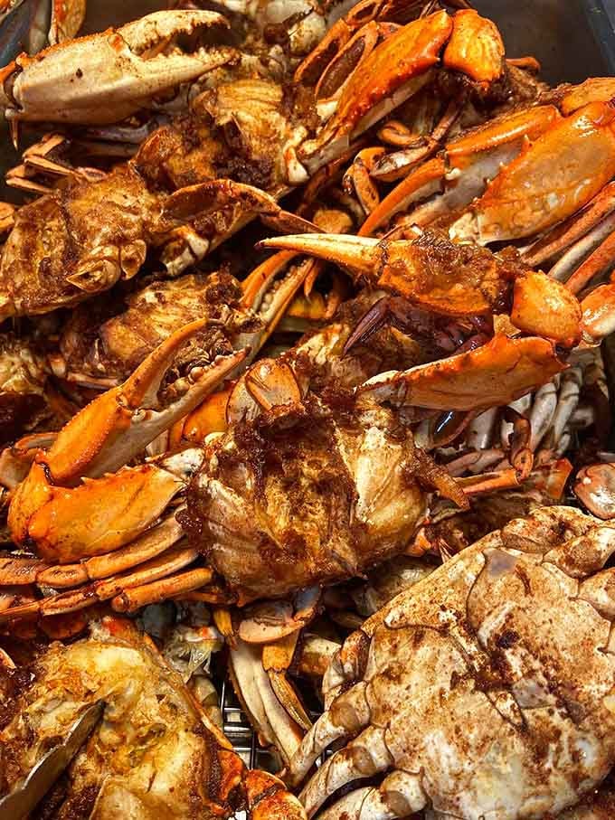 These seasoned crabs look like they swam straight from the Gulf to your plate for a proper Texas feast.