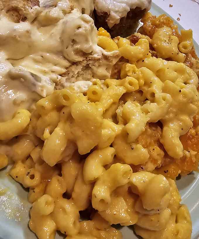 Creamy, cheesy, and gloriously indulgent &ndash; this mac and cheese doesn't apologize for anything.