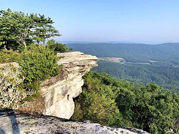 The iconic outcrop extends over the valley like a natural diving board, minus the pool and plus incredible views.