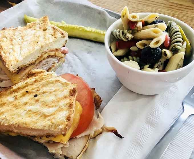 That Italian panini brings the heat with layers that would make your nonna proud, assuming she approved of sandwiches.