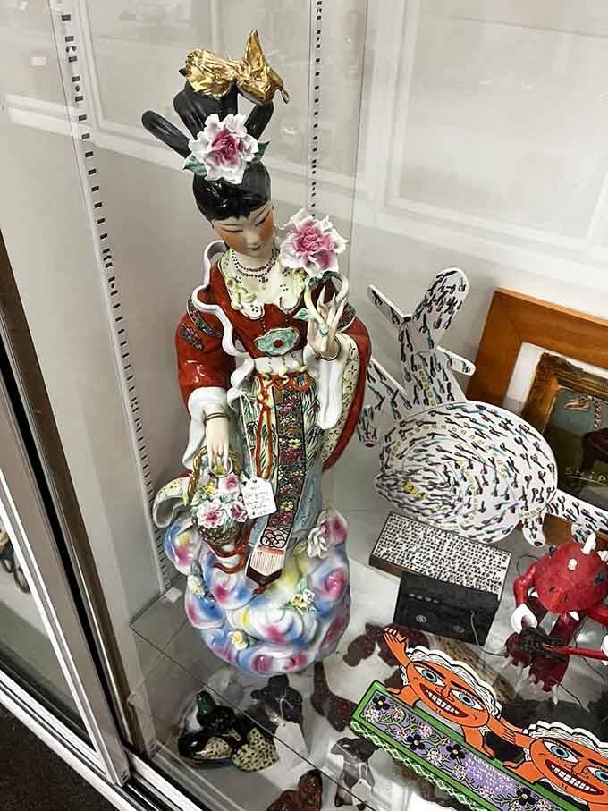 Delicate porcelain artistry that traveled across oceans to eventually find its way to your potential curio cabinet.