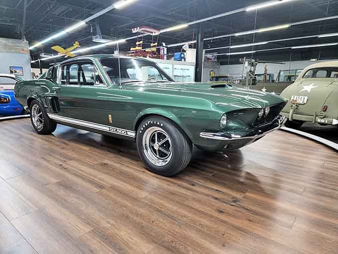 That green Shelby Mustang could still outrun your midlife crisis and look fantastic doing it.