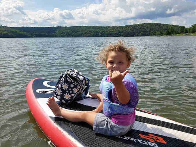 Snack time tastes better when your dining room has a view that changes with every ripple.