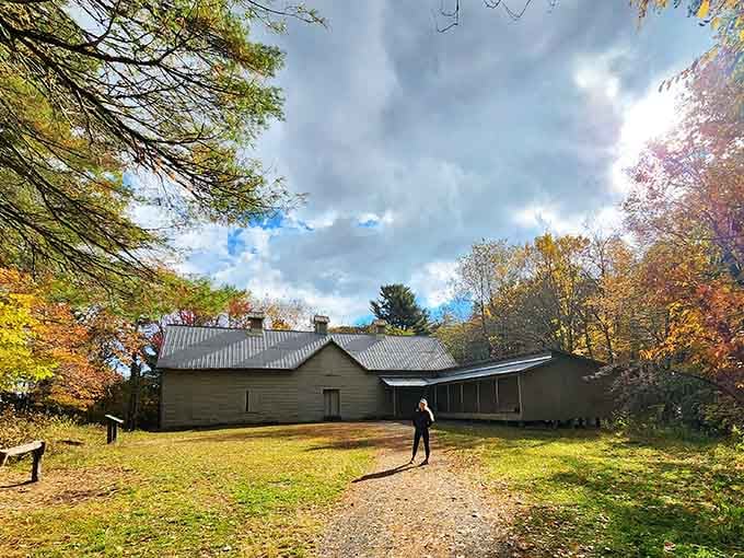 The Apple Barn stands as proof that even storage buildings had more architectural dignity back then.