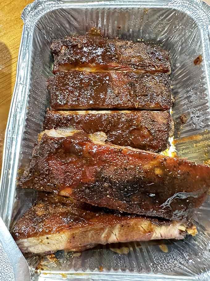 A full rack of ribs that proves New Jersey can hang with the best barbecue states.