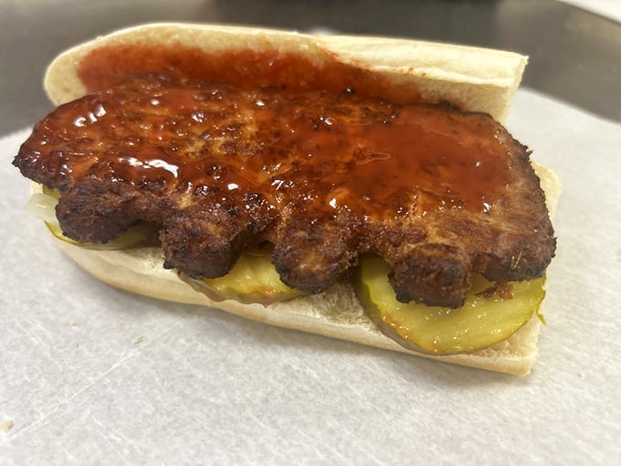 That glazed rib sandwich is proof that barbecue doesn't need a smoker to achieve absolute deliciousness.