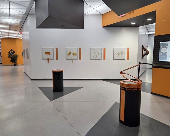 These wall displays prove that sometimes the simplest tricks are the ones that mess with you the most.