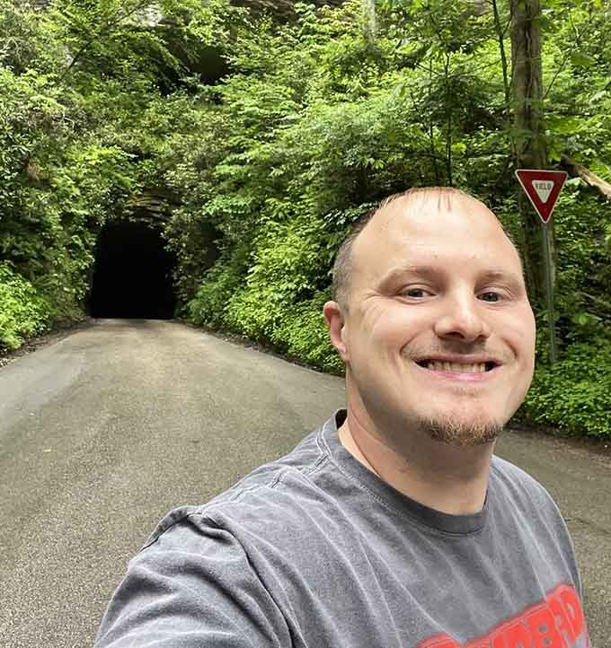 That "I can't believe this is in my backyard" smile says everything you need to know about this place.