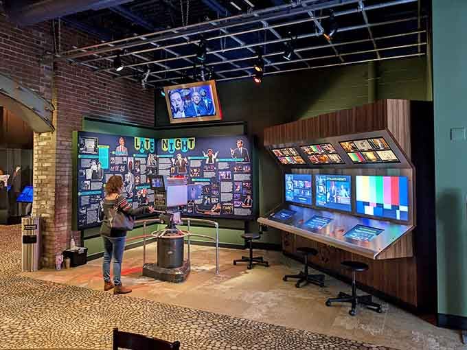 The late-night television exhibit lets you explore decades of desk-sitting comedians who made insomnia entertaining instead of just exhausting.