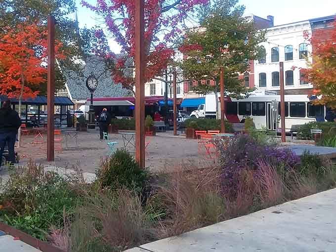 Public spaces designed for actual humans to gather, not just pass through on their way to somewhere more important.