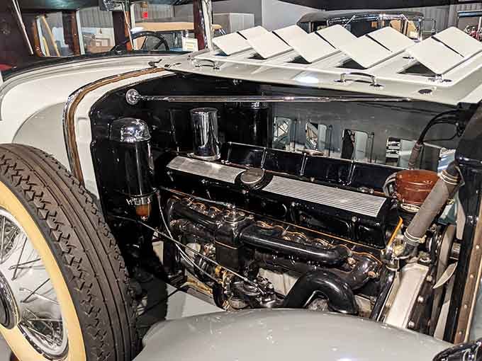 Under the hood lies mechanical poetry, where every bolt and valve was placed by actual human hands, not robots.