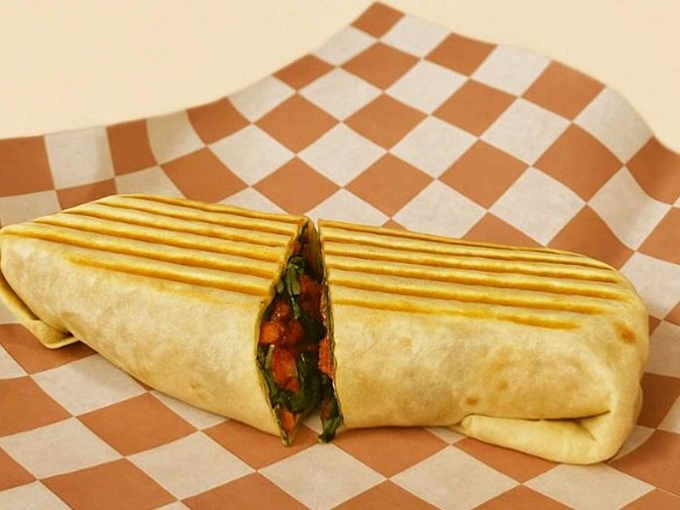 Grilled to perfection, this wrap proves that healthy eating doesn't have to mean sacrificing flavor or satisfaction.