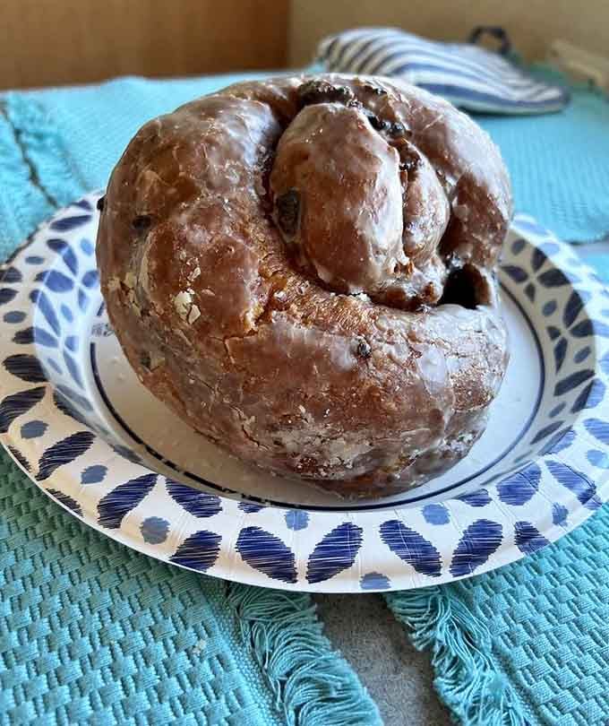 This glazed fritter has more personality than most people you'll meet, and it tastes better too, honestly.