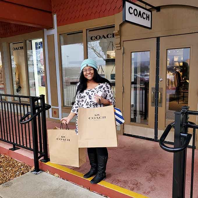 That smile says it all &ndash; Coach bags at outlet prices create the kind of joy that lasts well beyond checkout.