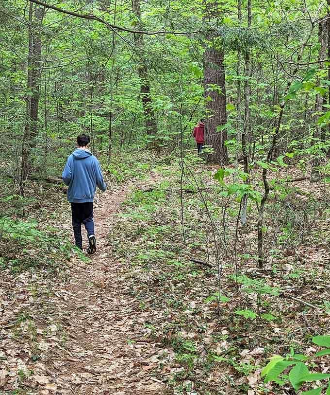 Trail companions exploring paths where the only traffic jam involves a curious chipmunk crossing ahead.