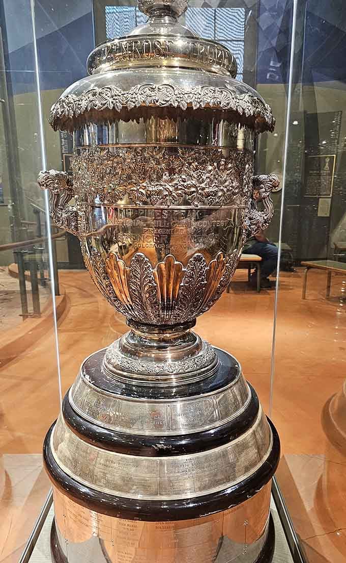 The Penrose Trophy: proof that trophies used to be actual works of art, not plastic participation awards.