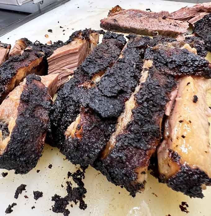 That dark, beautiful bark on the brisket tells you everything: low, slow, and absolutely worth the wait every single time.