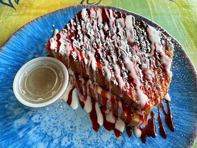 French toast meets Key lime pie in a breakfast mashup that would make Emeril say "Bam!" with approval.