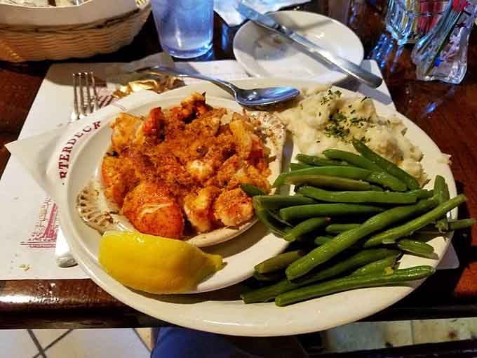 Scallops and sweet potato fries prove that surf and turf doesn't always need the turf part to win.