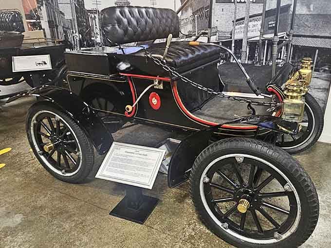 The 1904 Curved Dash that started it all, proving great things really do come in small packages.