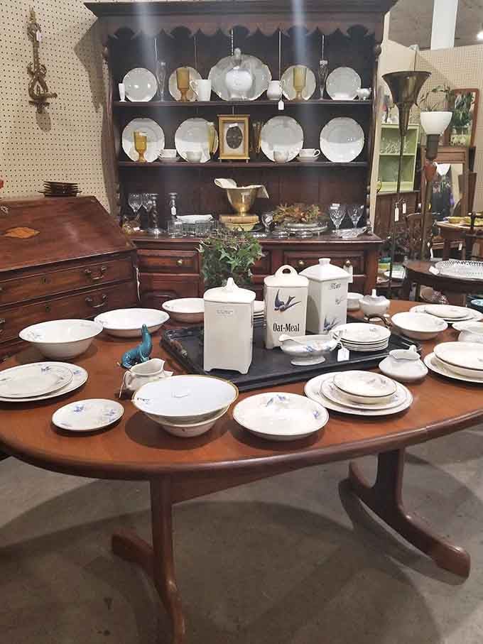 That vintage dishware collection could outfit every Thanksgiving dinner your family will ever host, with style to spare.