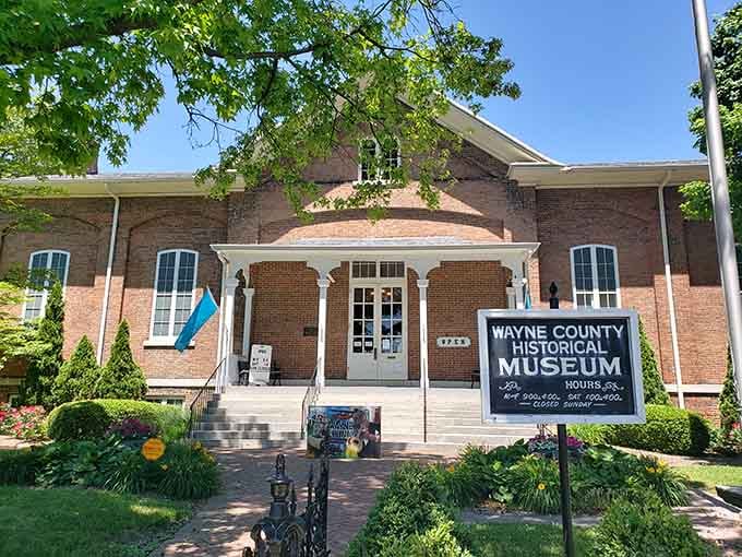 Wayne County Historical Museum preserves local heritage in a building that's practically a museum piece itself, history protecting history.