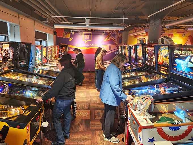 Nothing brings people together quite like the shared mission of keeping a steel ball alive for glory.