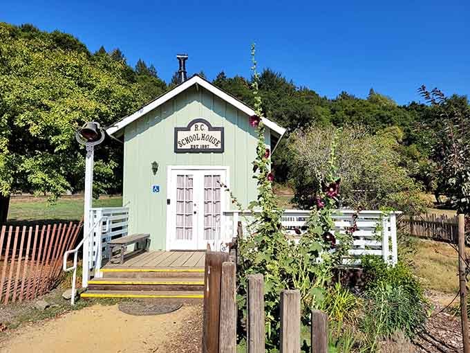 This little schoolhouse has more character in its paint-peeled walls than most buildings twice its size could ever dream of.