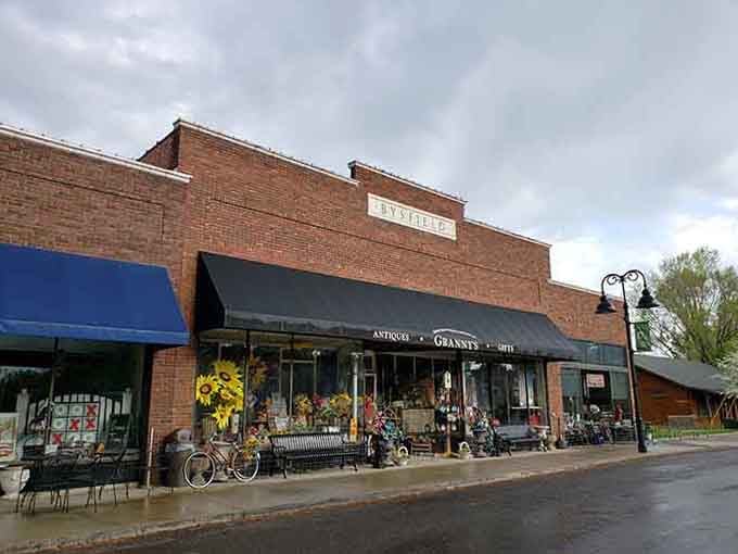 Historic storefronts house treasures that actually have stories, not just price tags and assembly instructions from overseas.