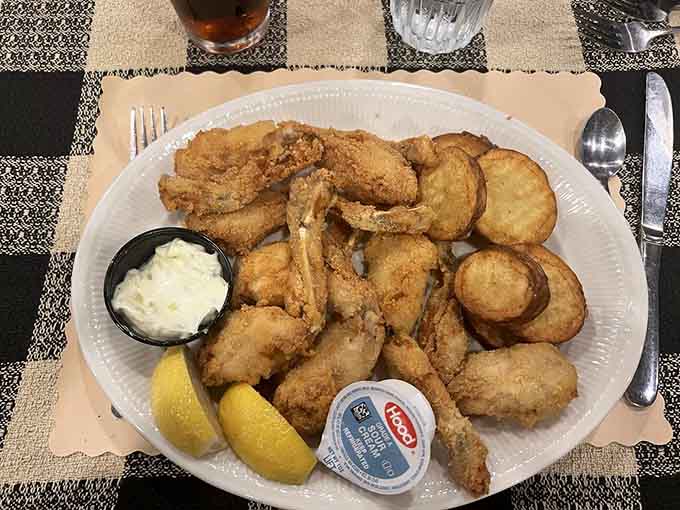 Breaded frog legs that'll make you wonder why you've been limiting yourself to chicken wings all these years.