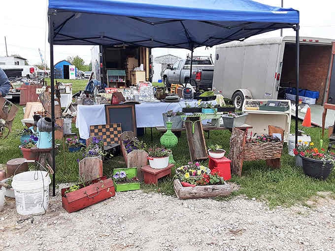 Tool enthusiasts will recognize this display as what heaven looks like, assuming heaven has really good deals on hand tools.