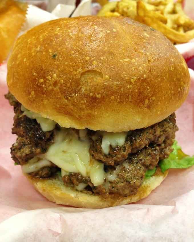 Double the patties, double the cheese, double the reason to loosen your belt before you even start eating.