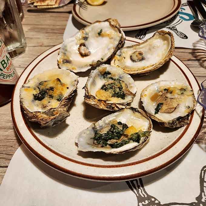 Oysters Rockefeller bring a touch of New Orleans sophistication to Fond du Lac, baked to bubbling perfection.