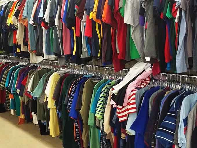 A spectrum of shirts that would make Joseph's technicolor dreamcoat look positively understated by comparison.