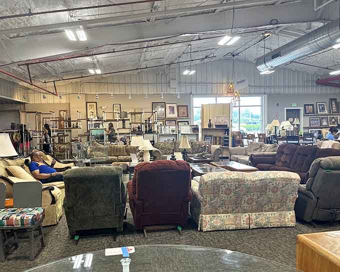 One person's furniture upgrade is your living room's salvation &ndash; just add a throw pillow and call it vintage.