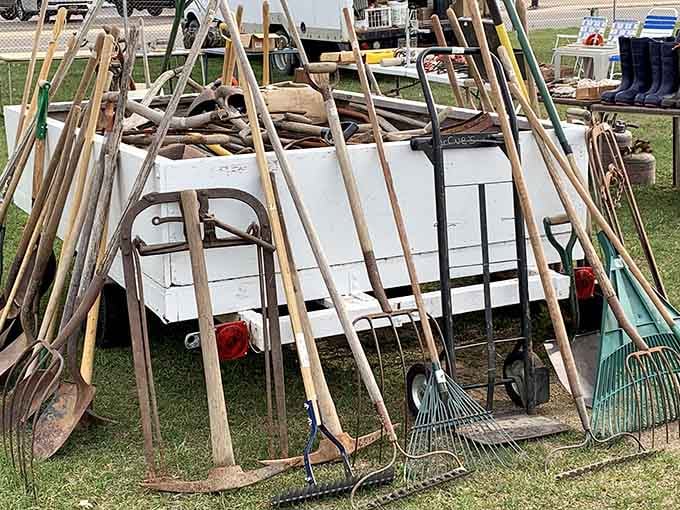 Garden tools that actually built Wisconsin, now waiting patiently for their second act in your shed.