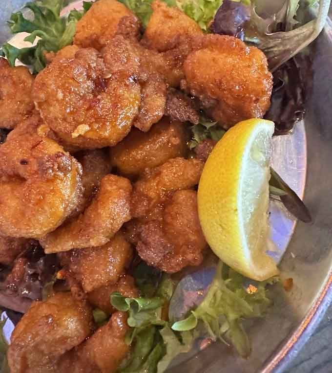 Crispy, golden shrimp that'll have you ordering a second round before finishing the first.