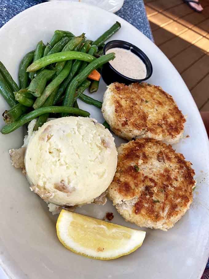 These golden crab cakes are packed with more crab than filler, exactly as nature and common sense intended.