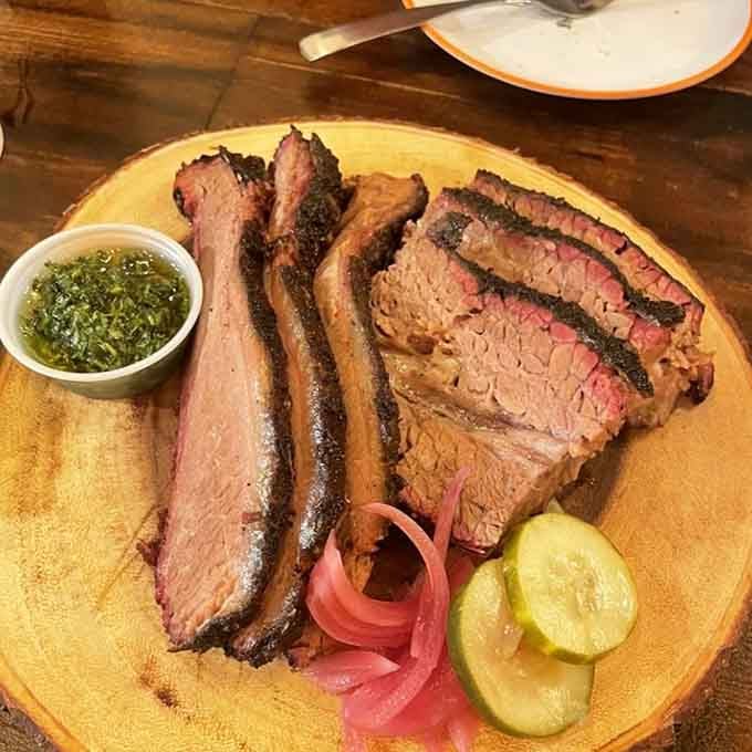 That smoke ring and perfect bark tell you everything you need to know about what's coming next.