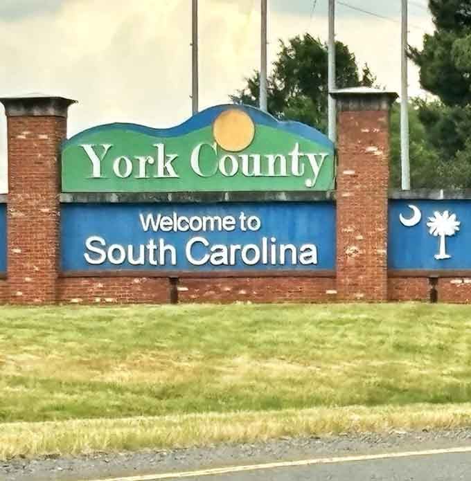 York County rolls out the red mulch carpet, complete with palmetto trees that sway hello to every passing traveler.
