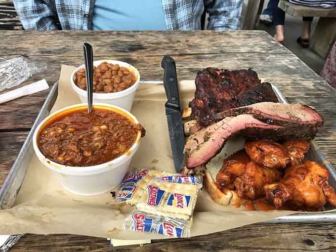 The Southern Soul Sampler: because choosing just one meat is like picking a favorite child, impossible and unfair.