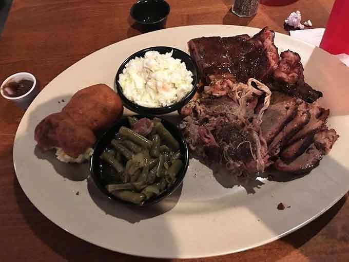 When your dinner plate looks like a barbecue greatest hits album, you know you've made excellent life choices.