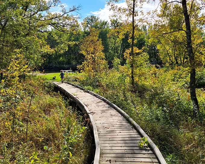 This weathered boardwalk has seen more seasons than your favorite TV show has episodes.