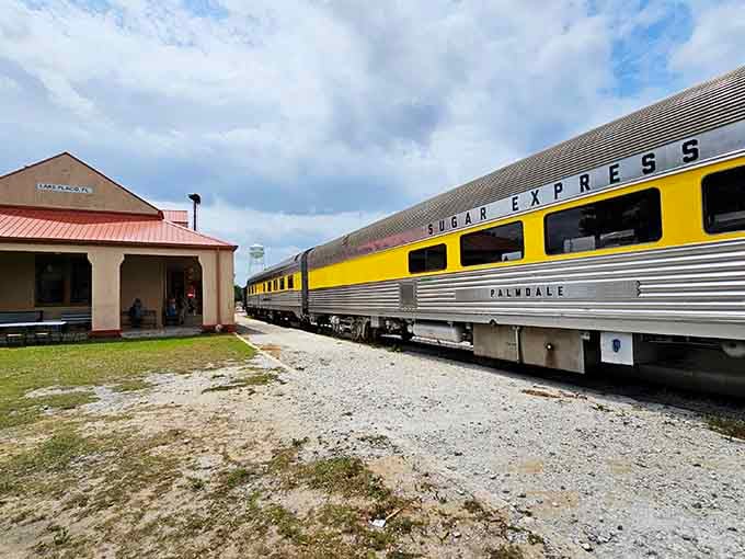The Lake Placid station welcomes the Sugar Express like an old friend returning home after adventures.