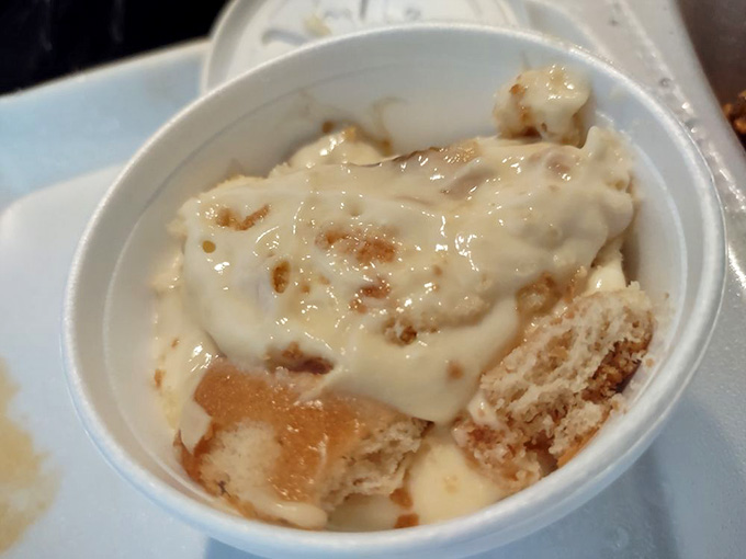 Banana pudding that tastes like your grandmother's hug, assuming your grandmother was a dessert genius with magical powers.