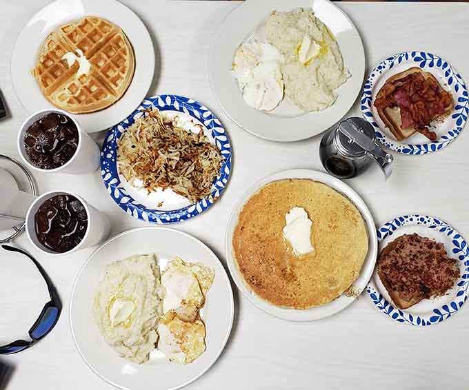 When your breakfast spread looks like this, you know someone in that kitchen truly understands morning joy.