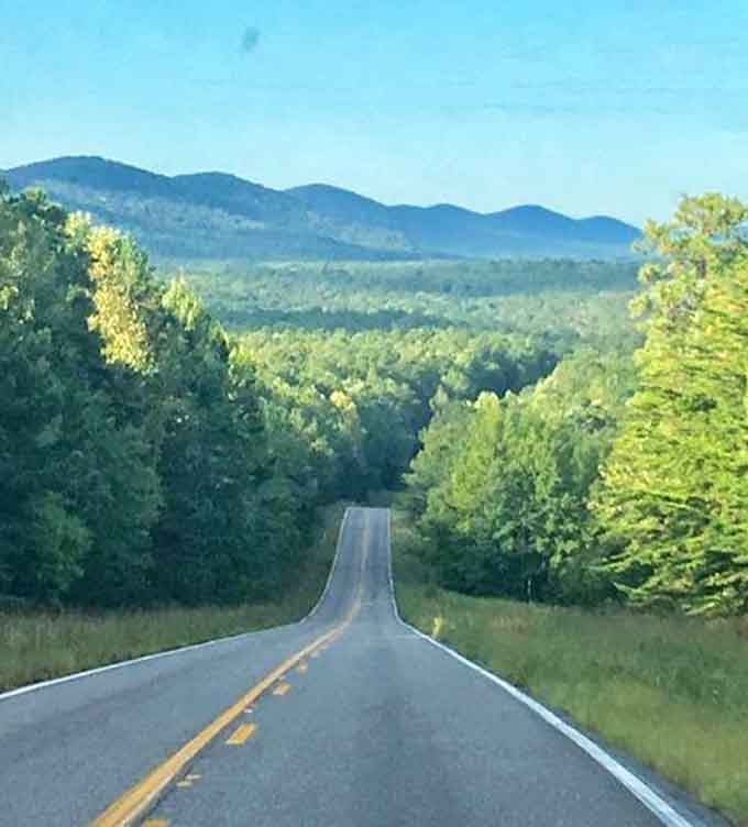 That mountain view in the distance proves Alabama's got more dramatic scenery than most people give it credit for, honestly.