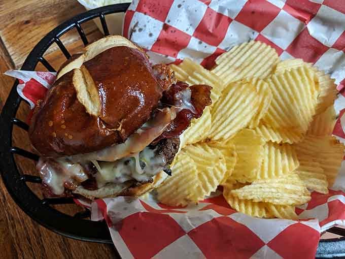 The Rodeo Burger lives up to its name with layers of flavor that'll make you want to ride off into the sunset.