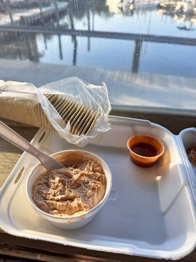 Smoked salmon dip so good you'll want to eat it with a spoon, crackers optional.