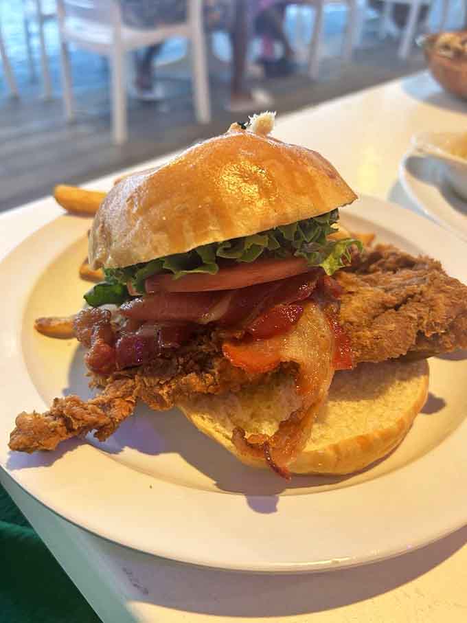 This soft shell crab sandwich is what happens when Maryland's finest meets perfectly toasted bread and pure genius.